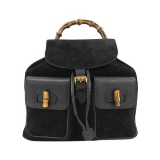 Gucci Pre-owned Vintage Backpack - Femme - Pre-owned - Noir - Taille: ONE Size