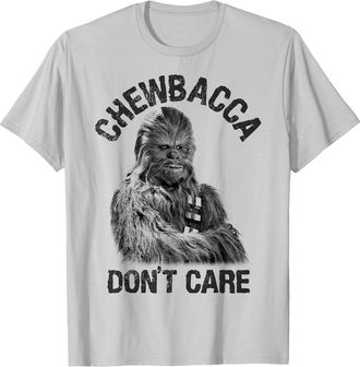 Star Wars Chewbacca Dont Care Portrait T-Shirt