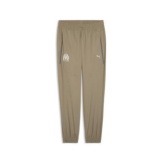 Puma Pantalon tiss&eacute; Olympique de Marseille PUMATECH Homme, Accessoires, Marron, 3XL