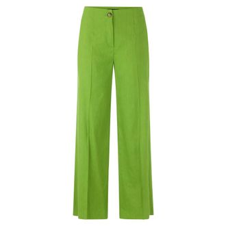 Marc Cain Femme, Pantalons, Vert, Taille: 38 FR Waukee Wide Pantalons