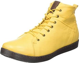 Andrea Conti Baskets pour Femme, Ocre Moka, 35 EU