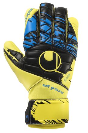 Uhlsport Herren Speed Up Soft HN COMP Torwarthandschuhe, Lite Fluo gelb/Schwarz, 8