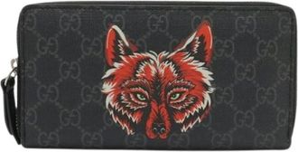 Gucci Portefeuille long Pre-owned (bi-pli) - Femme - Pre-owned - Noir - Taille: ONE Size