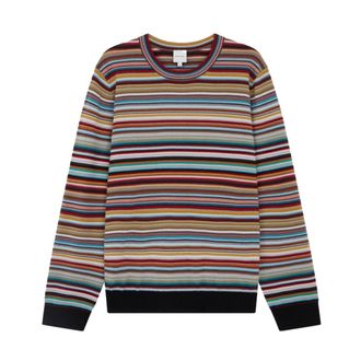 Paul Smith Homme, Pulls, Multicolore, Taille: M Signature Stripe Sweater