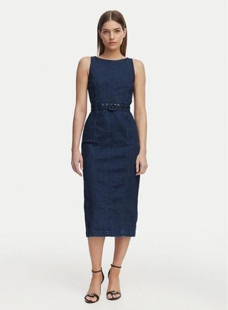 French Connection Jeanskleid 719C7 Blau Regular Fit