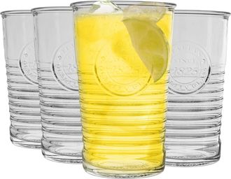 Bormioli Rocco Bormioli Officina Gl&auml;ser, aus Glas, transparent, 8 x 8 x 12,3 cm, Packung mit 4 Gl&auml;sern