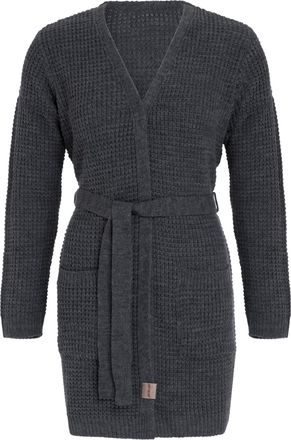 Knit Factory Robin Strickjacke - Anthrazit - 36/38