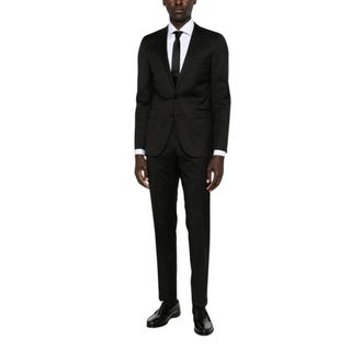 HUGO BOSS Homme, Costumes, Noir, Taille: L Costume &agrave; un bouton