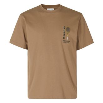 Lacoste Th9991 Jersey T-Shirt - - Tops - Herren - Beige - M