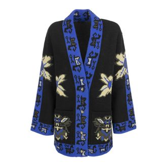 Etro Geometrischer Jacquard-Wollpullover - - Knitwear - Damen - Mehrfarbig - 4XL