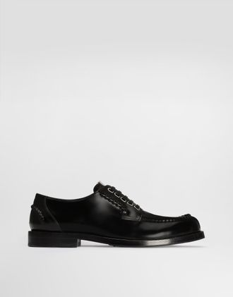 Dolce & Gabbana Derby-schuhe Aus Kalbsleder - Mann Collection Schwarz 42.5