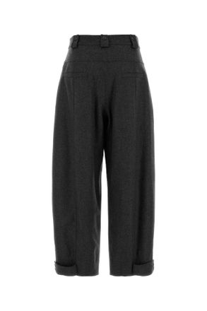 Chlo&eacute; Virgin Wool and Cashmere Trousers - Gray