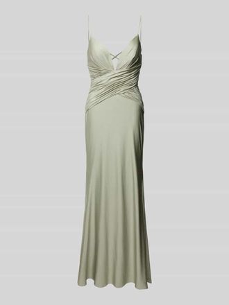 Unique Abendkleid mit tiefem V-Ausschnitt