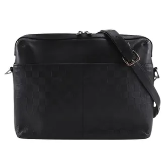 Louis Vuitton Pre-owned Calypso MM Sac bandouli&egrave;re Damier Infini - Homme - Pre-owned - Noir - Taille: ONE Size