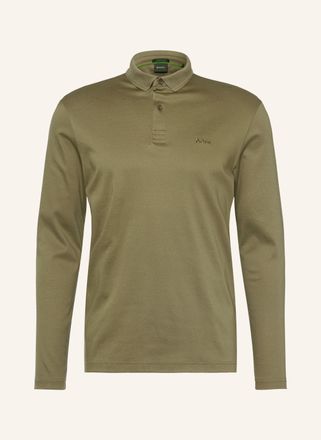 HUGO BOSS Jersey-Poloshirt Pirol Regular Fit gruen