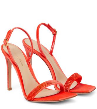 Gianvito Rossi Britney Embellished Sandals Size 37