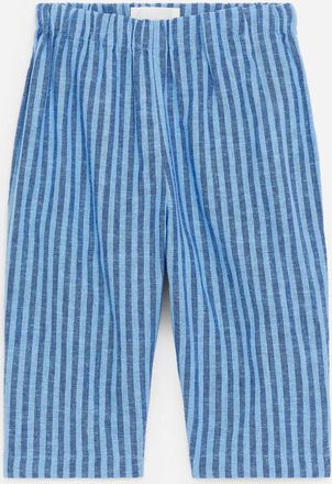 Arket Hose Aus Leinen Und Baumwolle -Blau
