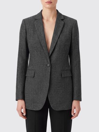 Pantaloni Torino Blazer droit en m&eacute;lange de laine et mohair &agrave; motif tartan