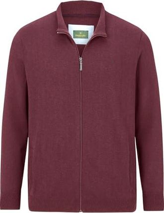 Charles Colby Homme Gilet en Maille Earl Thomas Rouge, 4XL (XXXXL) - 68/70