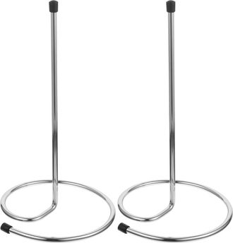 BESPORTBLE 2 St&uuml;ck Metall Wein Karaffen Trockengestell Edelstahl Trockenhalter f&uuml;r Wein Dekanter Bar Haus K&uuml;che Platzsparend Korrosionsbest&auml;ndig