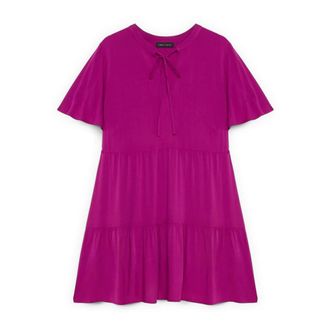 Fiorella Rubino Smile Kurzes Kleid mit Schleife - - Dresses - Damen - Rosa - 7XL