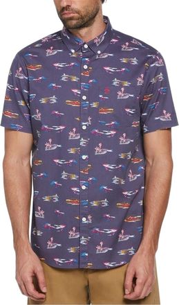 Original Penguin Hemd f&uuml;r Herren, Regul&auml;r (Indigoblau)