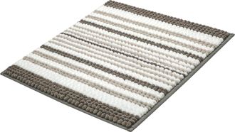 Kleine Wolke Badteppich Bola, Farbe: Anthrazit, Material: 100 % Polyester, Gr&ouml;&szlig;e: 55x 65 cm