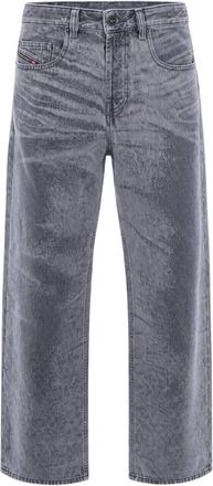 Diesel Jean Droit - Homme - Jeans - Gris - Taille: W32