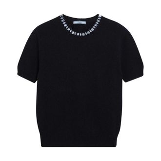 Prada Damen, Strickwaren, Blau, MGr&ouml;&szlig;e