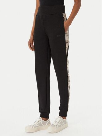 Guess Jogginghose Britney V2YB15 KB3P2 Schwarz Regular Fit