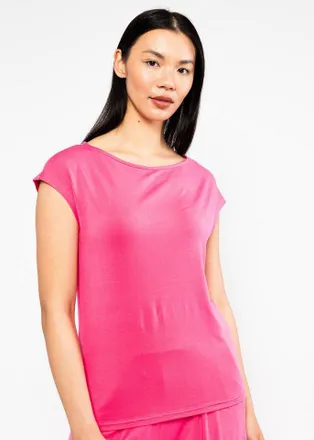 Blutsgeschwister T-Shirt - Damen Kurzarmshirt aus Lyocell - Shirt Breezy Flowgirl