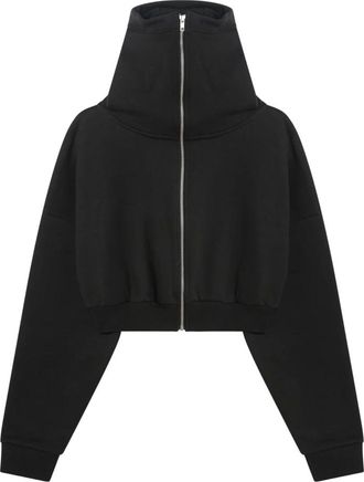 Entire studios Entire Studios, Femme, Sweatshirts et sweats &agrave; capuche, Noir, Taille: 44 FR Cardigan &agrave; fermeture &eacute;clair Sweat