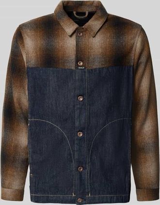 Replay Slim Fit Hemdjacke aus reiner Baumwolle