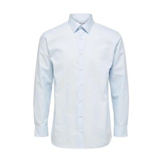 Selected Slim Fit Oxford Hemd - - Shirts - Herren - Blau - 2XL