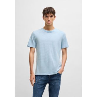 HUGO BOSS Tiburt 240 T-Shirt f&uuml;r Herren (Blau)