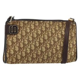 Dior Pre-owned Toile sacs-dior - Femme - Pre-owned - Beige - Taille: ONE Size