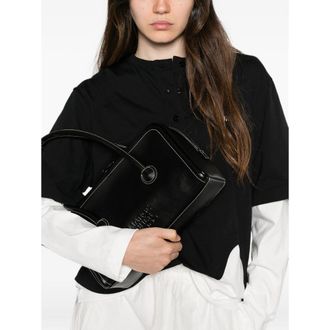 Margesherwood Calf Leather Shoulder Bag - Black