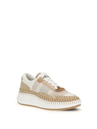 Chlo&eacute; Womens Nama Sneakers Cinnamon Brown