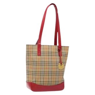 Burberry Sac port&eacute; &eacute;paule en toile Pre-owned - Femme - Pre-owned - Multicolore - Taille: ONE Size