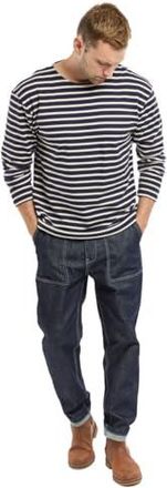 Armor Lux Marini&egrave;re col Bateau en Coton &eacute;pais LOCTUDY