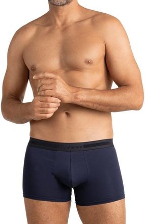 Eminence Lot de 3 boxers unis en coton m&eacute;lang&eacute;