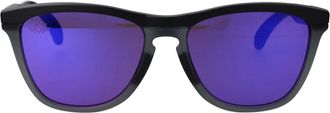 Oakley Homme, Accessoires, Noir, Taille: 55 MM Lunettes de Soleil Frogskins