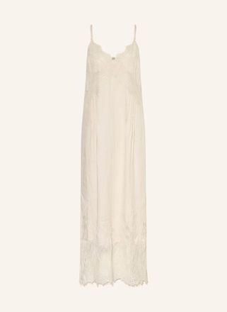 AllSaints Allsaints Leinenkleid Samia Mit Spitze weiss