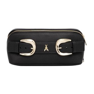 Patrizia Pepe Buckle Kosmetiktasche - - Bags - Damen - Schwarzk - ONE SIZE