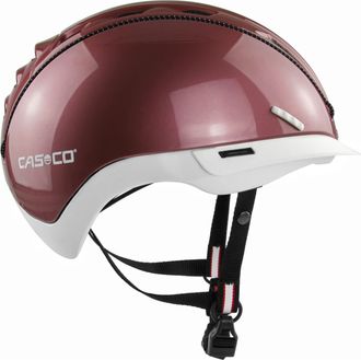CASCO Roadster Fahrradhelm Damen, Englisch Rose-Weiß (M 55-57cm)