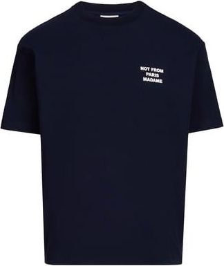 Dr&ocirc;le de Monsieur T-Shirt amples&eacute;rigraphi&eacute; en coton