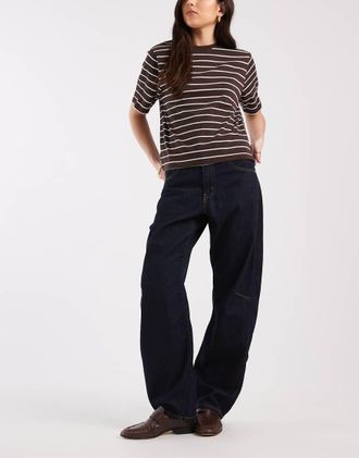 Levi's Barrel-Jeans aus Denim mit Cinch in Schwarz