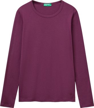 Benetton T-Shirt M/L, violett, Small