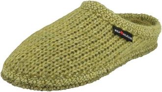 Haflinger Pantoufles pour Femmes De Punto 611112, Pointure:41 EU, La Couleur:Vert