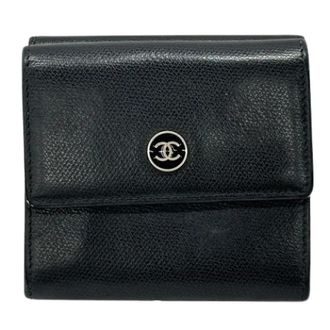 Chanel Portefeuille Pre-owned (bi-pli) - Femme - Pre-owned - Noir - Taille: ONE Size